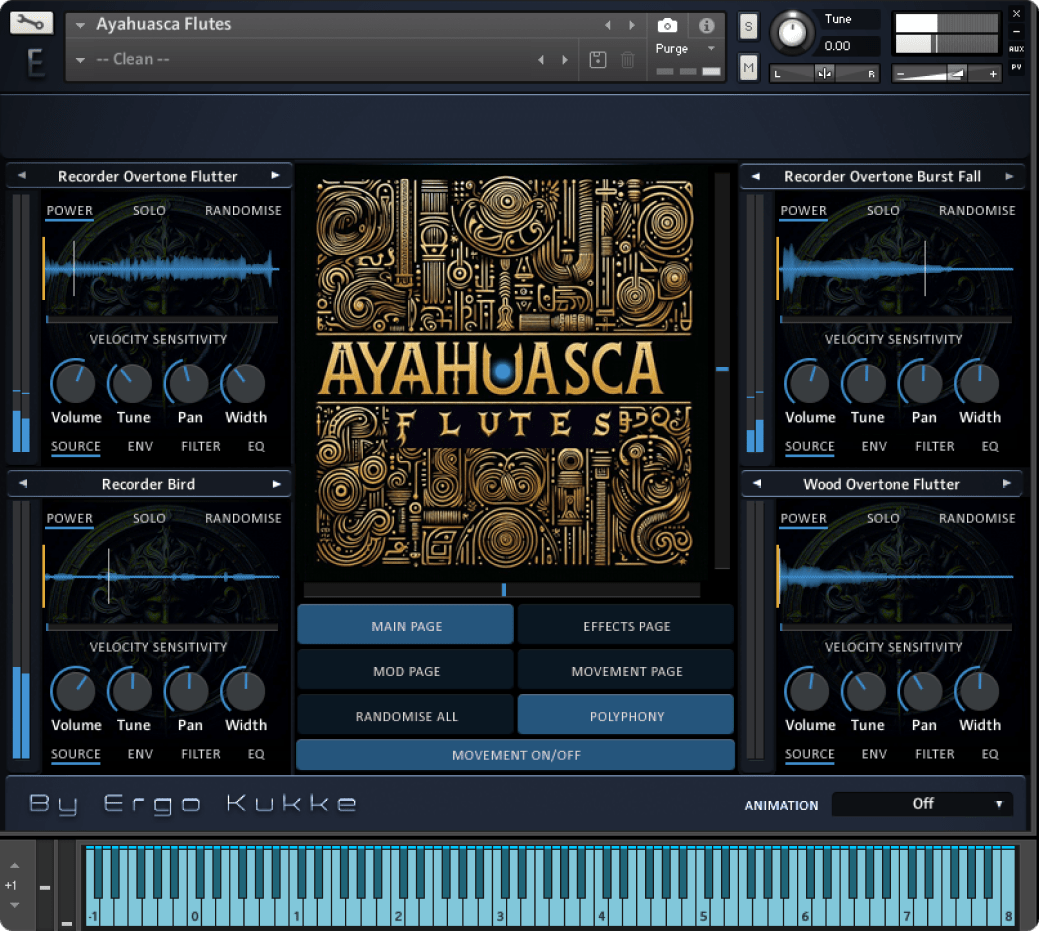 Ayahuasca Flutes by Ergo Kukke | Kontakt Instrument | Loot Audio
